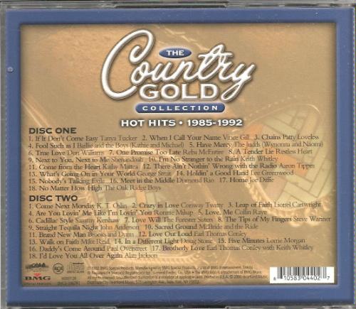 Time Life Country Gold Collection Hot Hits 1985-1992 Various Artists ...