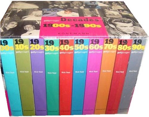 GETTY IMAGES DECADES OF TWENTIETH CENTURY BOXED SET By Nick Yapp ...